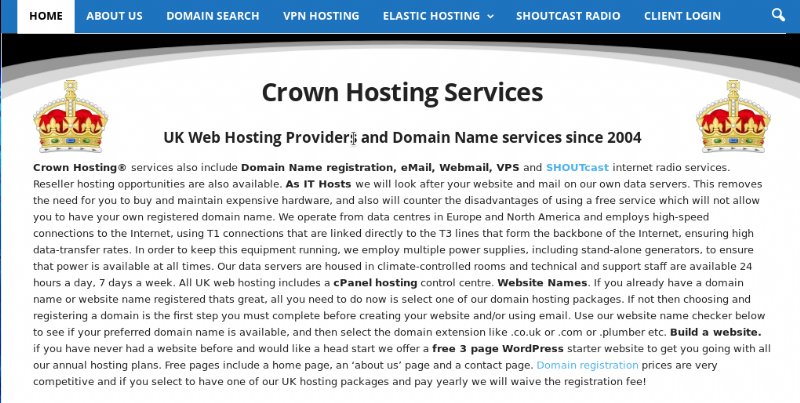 Crown Hosting® Services, Kingston upon Thames | 3 reviews | Hosting - FreeIndex