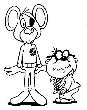Danger Mouse Free Coloring Pages Sketch Coloring Page