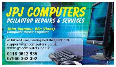 JPJ Computers, Reading | Computer Repair Company - FreeIndex
