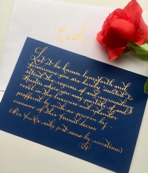 Calligraphy by Kay, Nottingham | 13 reviews | Calligrapher - FreeIndex