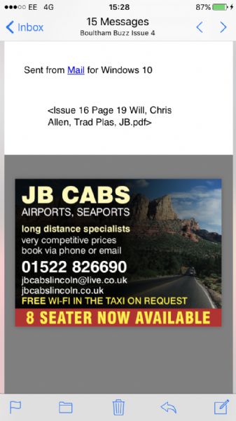JB Cabs, Lincoln | Airport Transfer Company - FreeIndex
