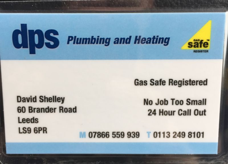 DPS Plumbing and Heating, Leeds | Heating Installer | 2 reviews - FreeIndex